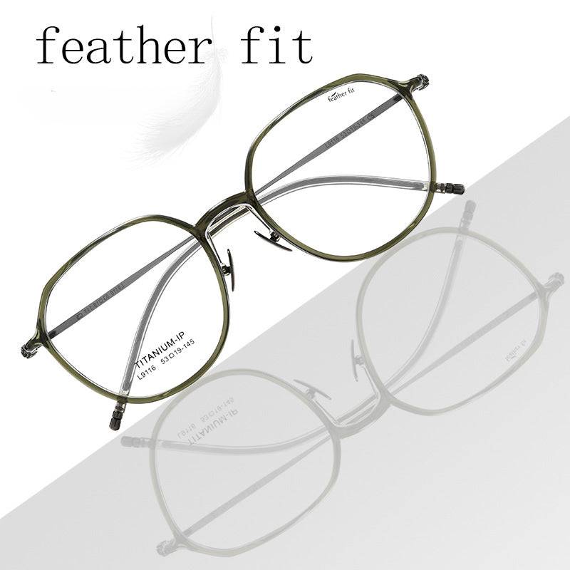 Ultra-light 7.1g Oval Titanium Frame Progessive Photochromic Reading G ...