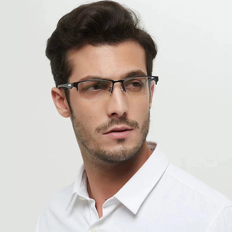 Automatic Adjustment Half-Frame Photochromic Progressive Multi-focus A ...