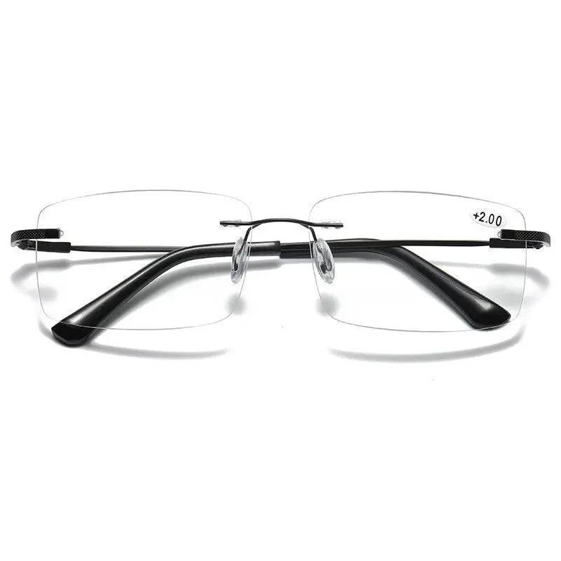 Ultra-Light Anti-Blue Light Rimless Automatic Photochromic Multi-focal ...
