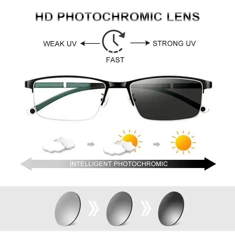 Buy Photochromic Reading Glasses Online | Anti-Blue Light Progressive ...