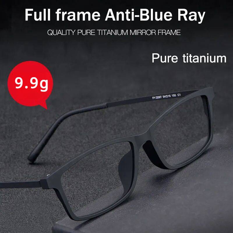 Titanium Progressive Photochromic Multifocal Reading Glasses Sunray
