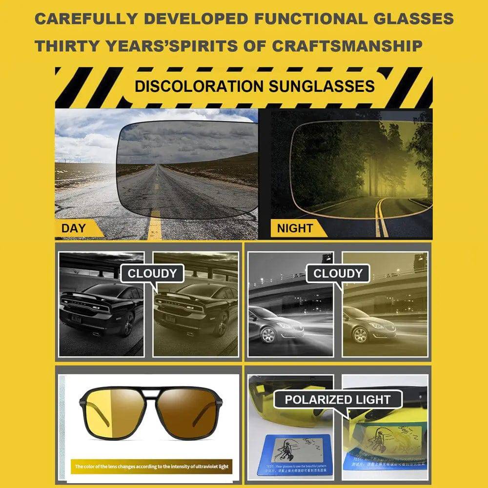 Buy Anti-Glare Night Vision Polarized Driving Sunglasses – SunRay Glasses