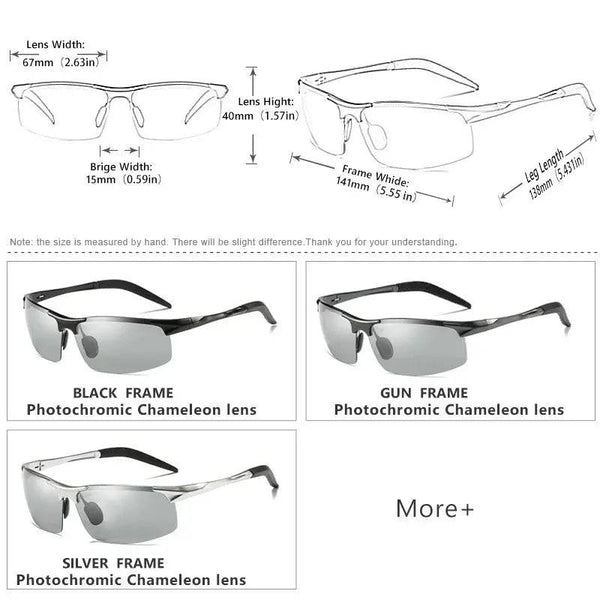 SunRay™ Photochromic Polarized Driving Sunglasses - H1 | Best Driving ...